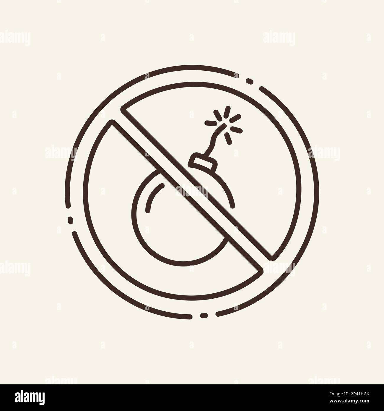No bombs Stock Vector Images - Alamy