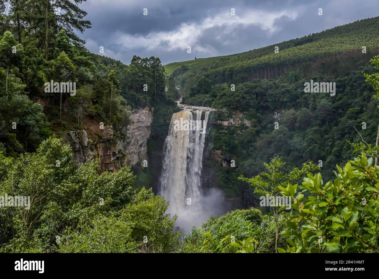 Karkloof waterfall in midlands meander KZN south africa Stock Photo - Alamy