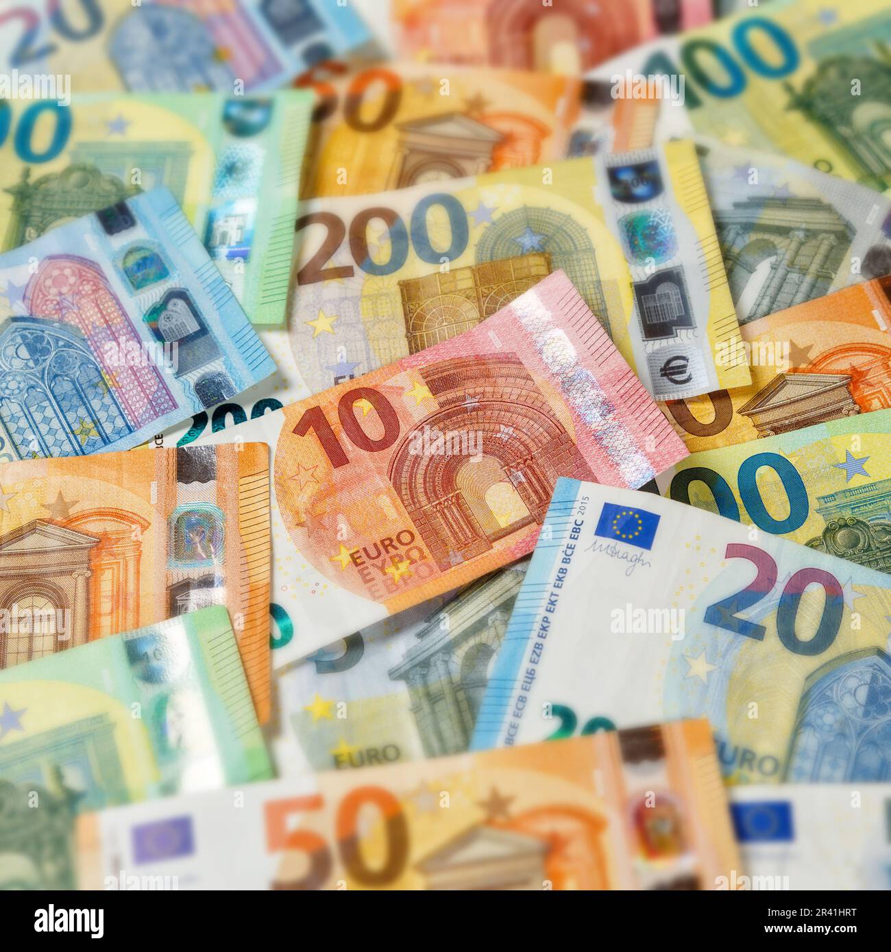 Euro banknotes money save finance background pay pay banknotes square ...