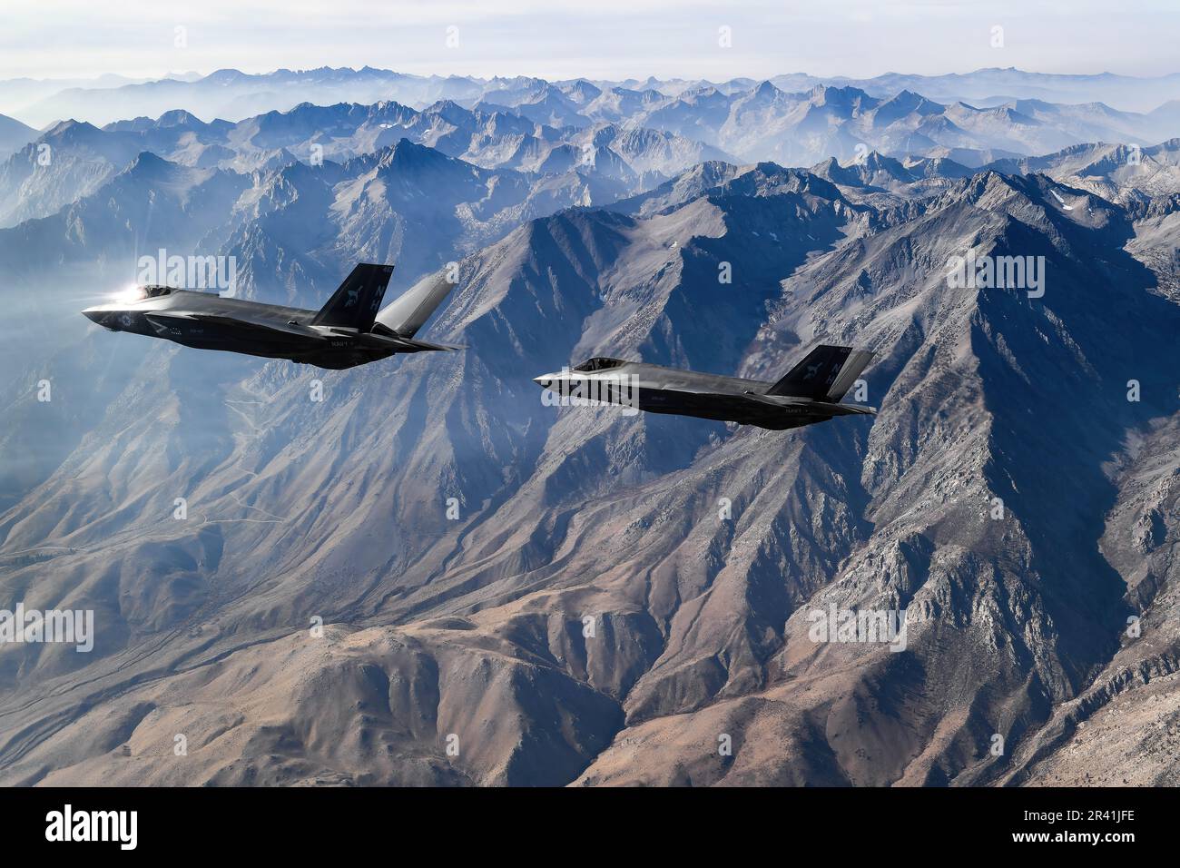 F-35C Lightning II's, attached to the “Argonauts” of Strike Fighter ...