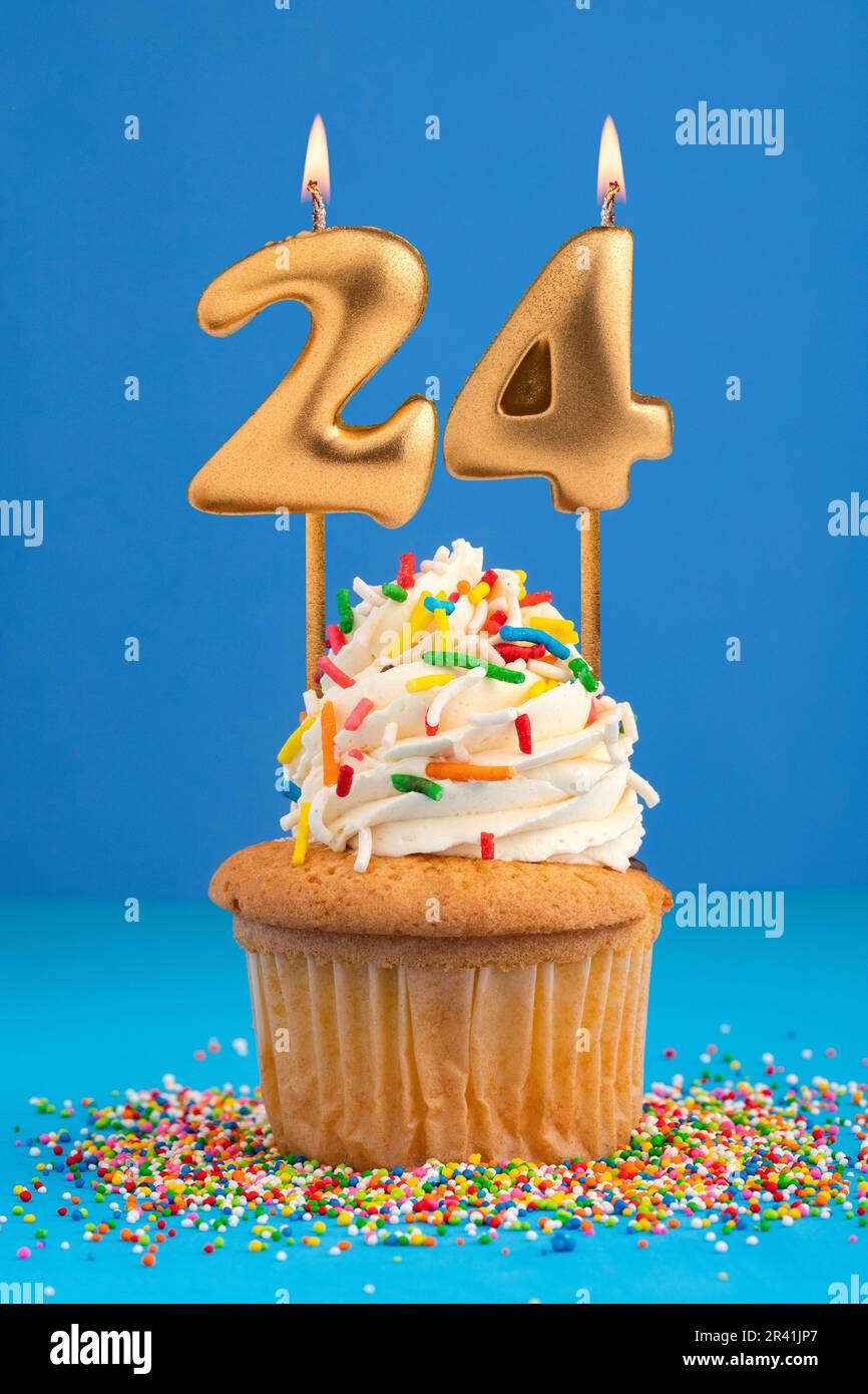 24th Birthday Candles