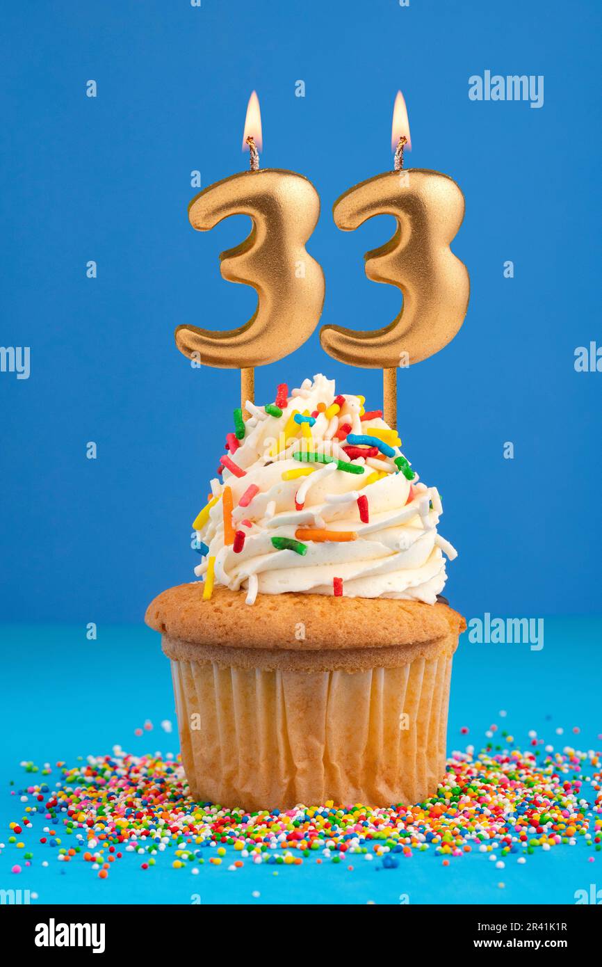 Number 33 birthday anniversary hi-res stock photography and images - Alamy