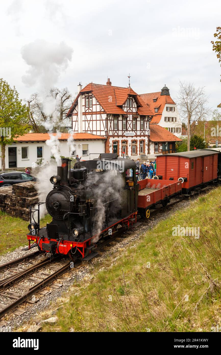 Steam train of HÃ¤rtsfeld Museumsbahn SchÃ¤ttere railroad steam train ...