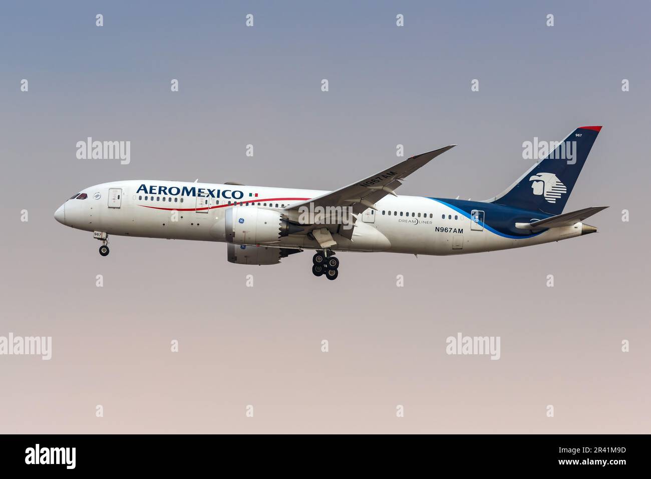 AeroMexico Boeing 787-8 Dreamliner aircraft Mexico City airport in ...