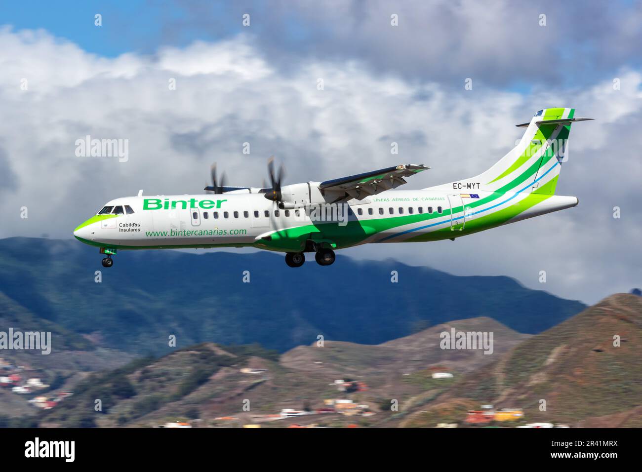 Binter Canarias ATR 72-600 aircraft Tenerife Norte Airport in Spain ...
