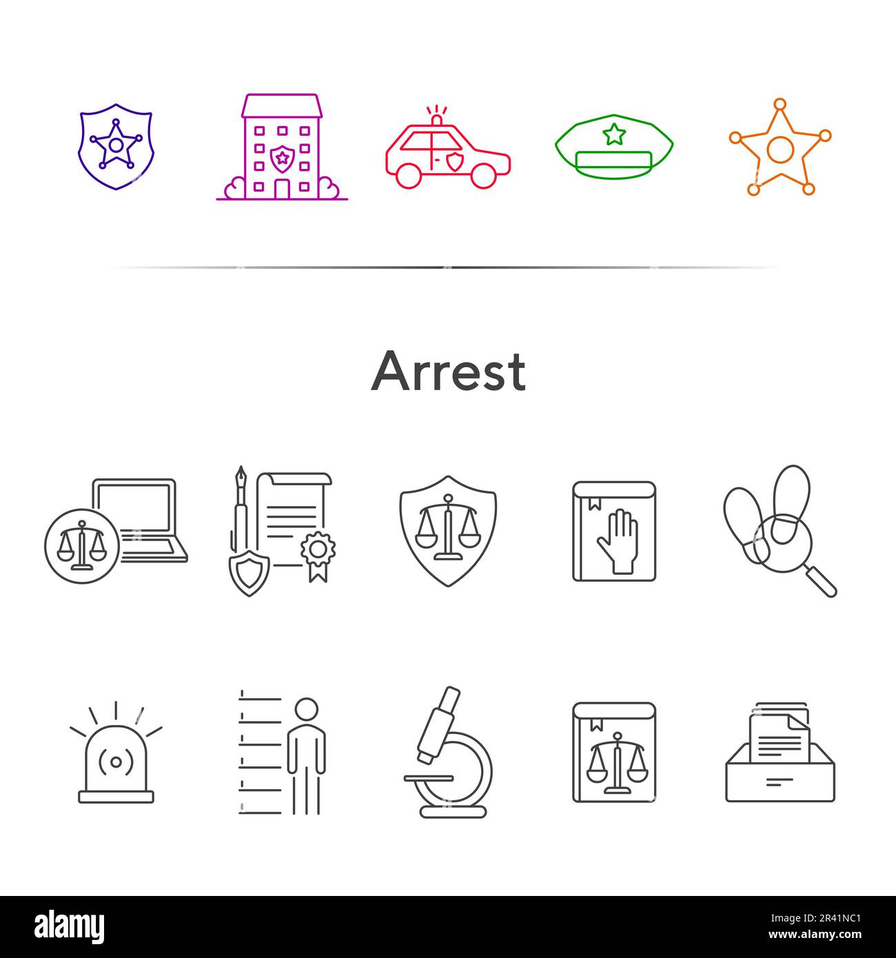 Group arrest Cut Out Stock Images & Pictures - Alamy