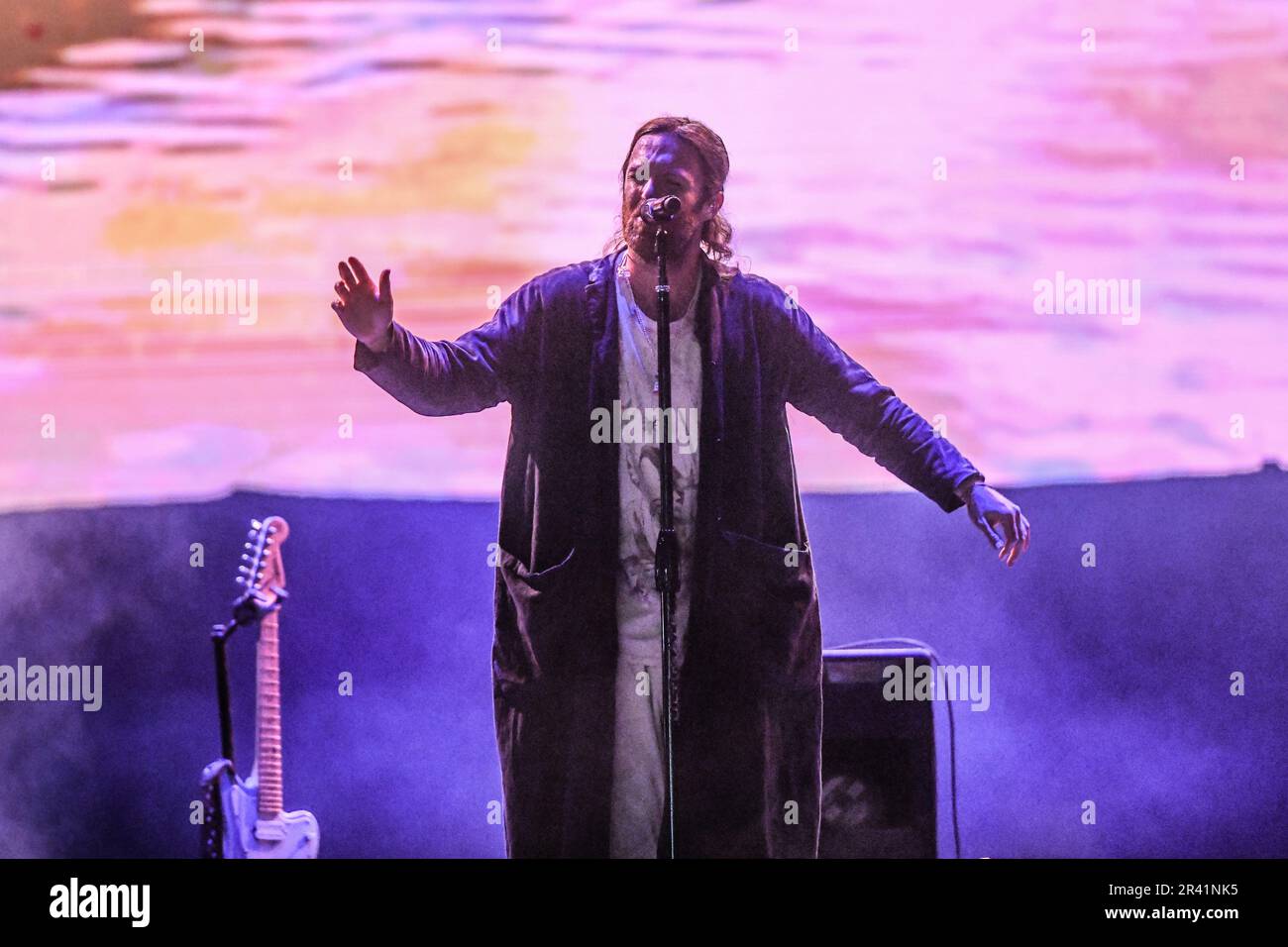 Chet Faker performing live Stock Photo - Alamy