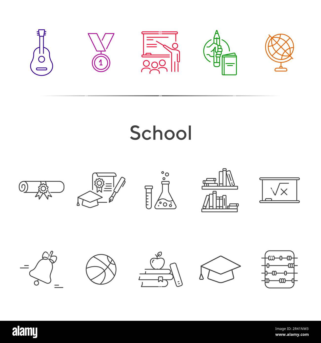 School medal teacher Cut Out Stock Images & Pictures - Alamy