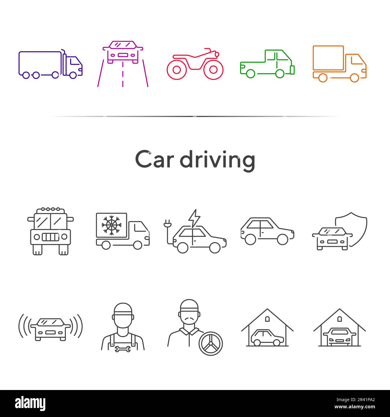 Driving shape Cut Out Stock Images & Pictures - Alamy