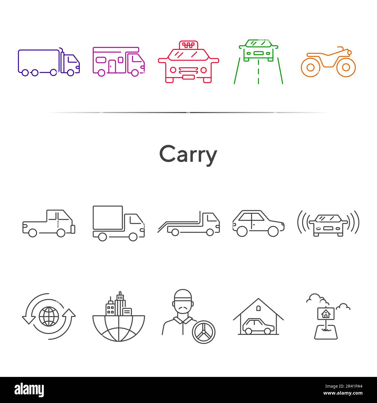 Mail and logistics group Stock Vector Images - Alamy