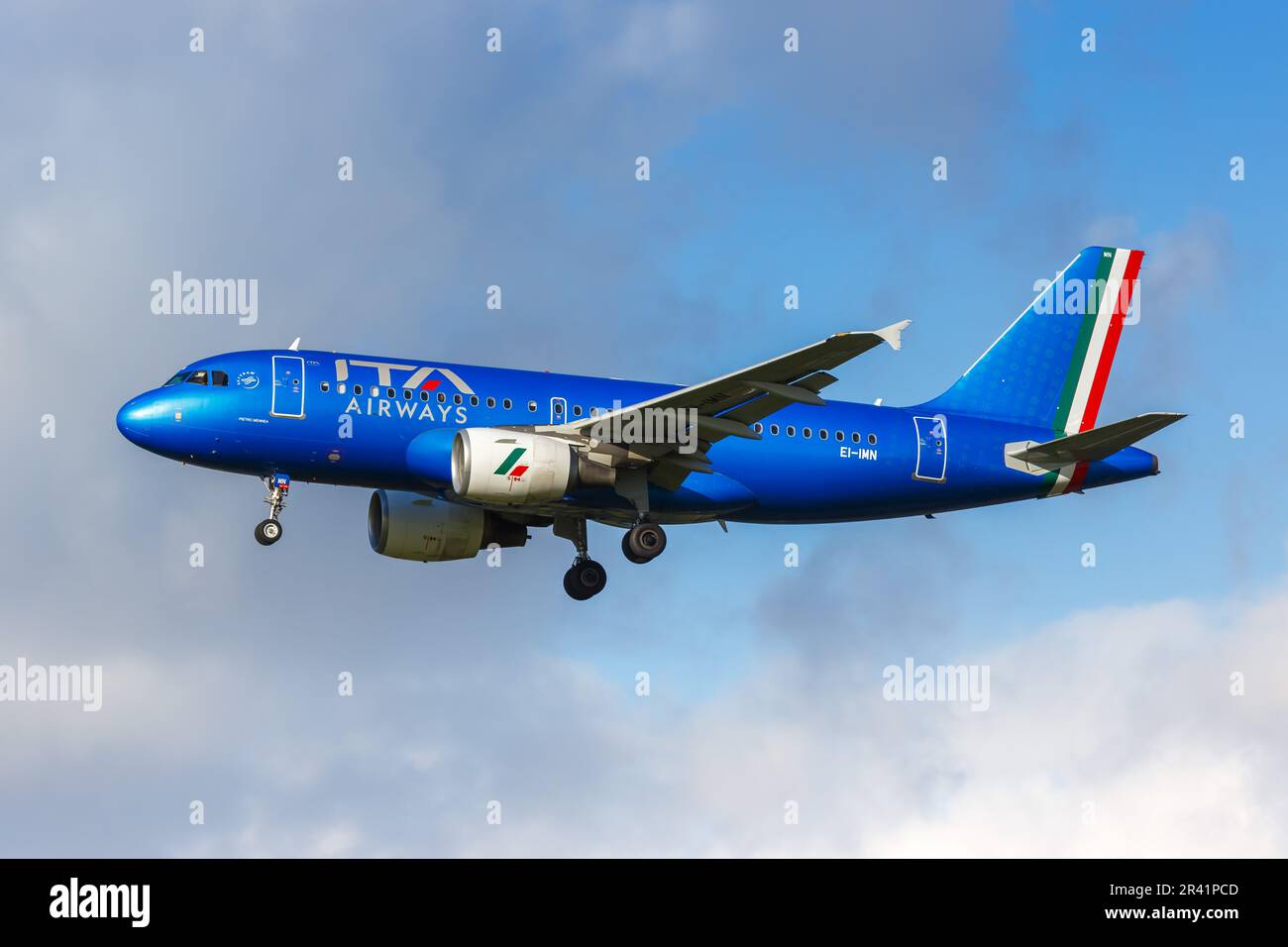 ITA Airways Airbus A319 aircraft Amsterdam Schiphol Airport in the ...