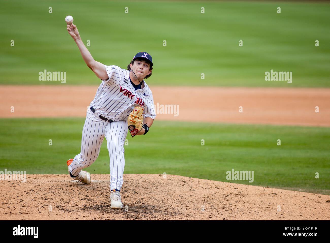 Durham, NC, USA. 25th May, 2023. Virginia Cavaliers pitcher Brian ...
