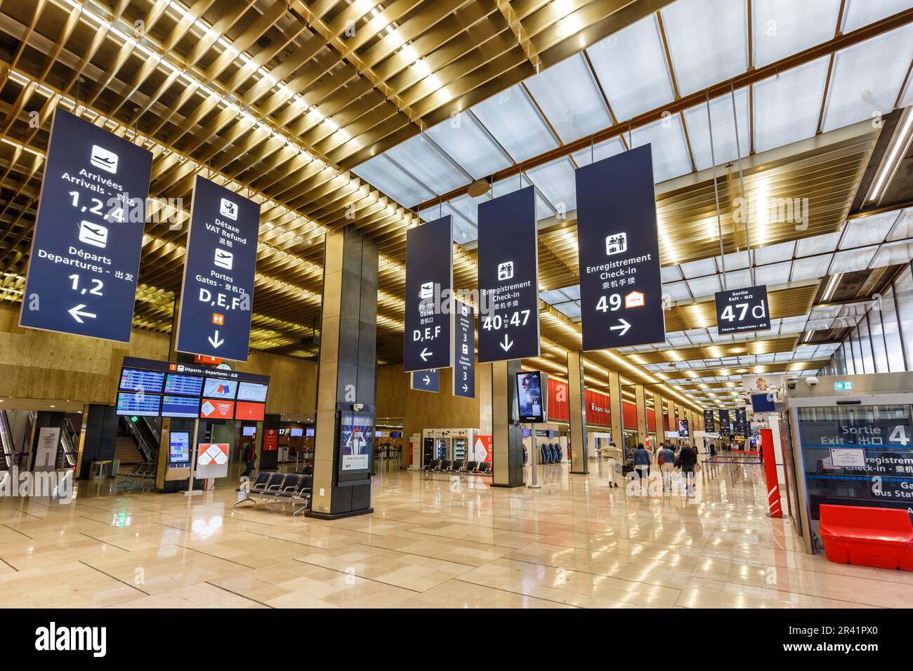 Paris Orly ORY Airport Terminal 4 Sud in France Stock Photo - Alamy