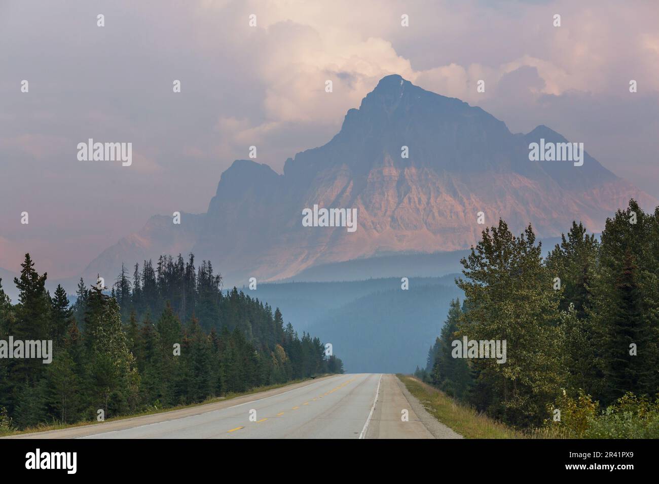 Road in Canada Stock Photo - Alamy