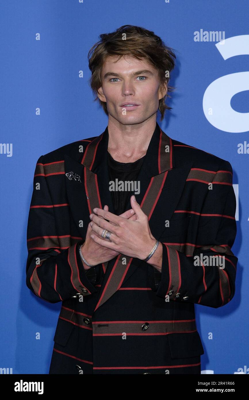 Cannes, France. 25th May, 2023. Jordan Barrett photographed during the ...
