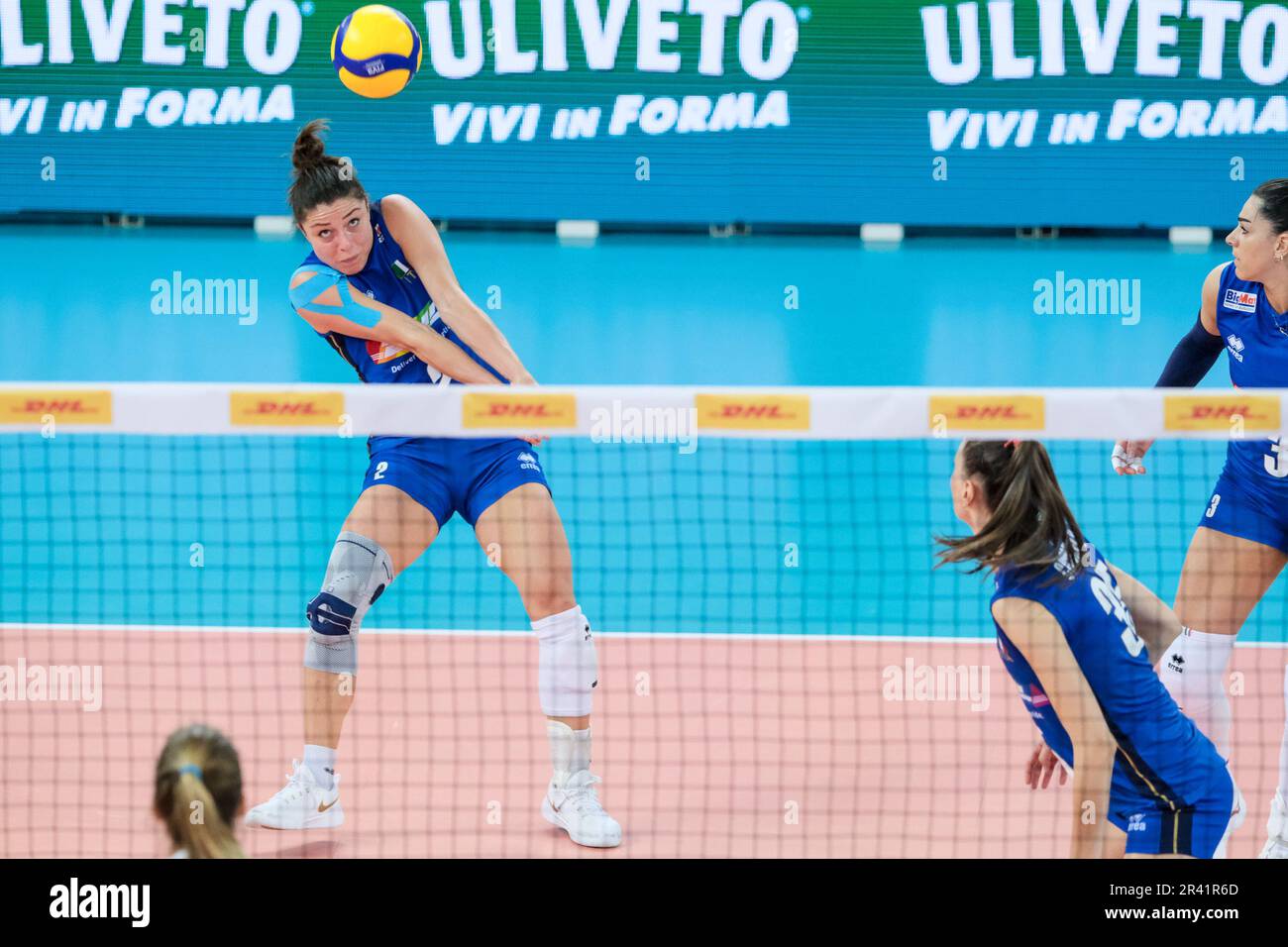 Alice Carlotta Degradi of Italy in action during the DHL Test Match ...
