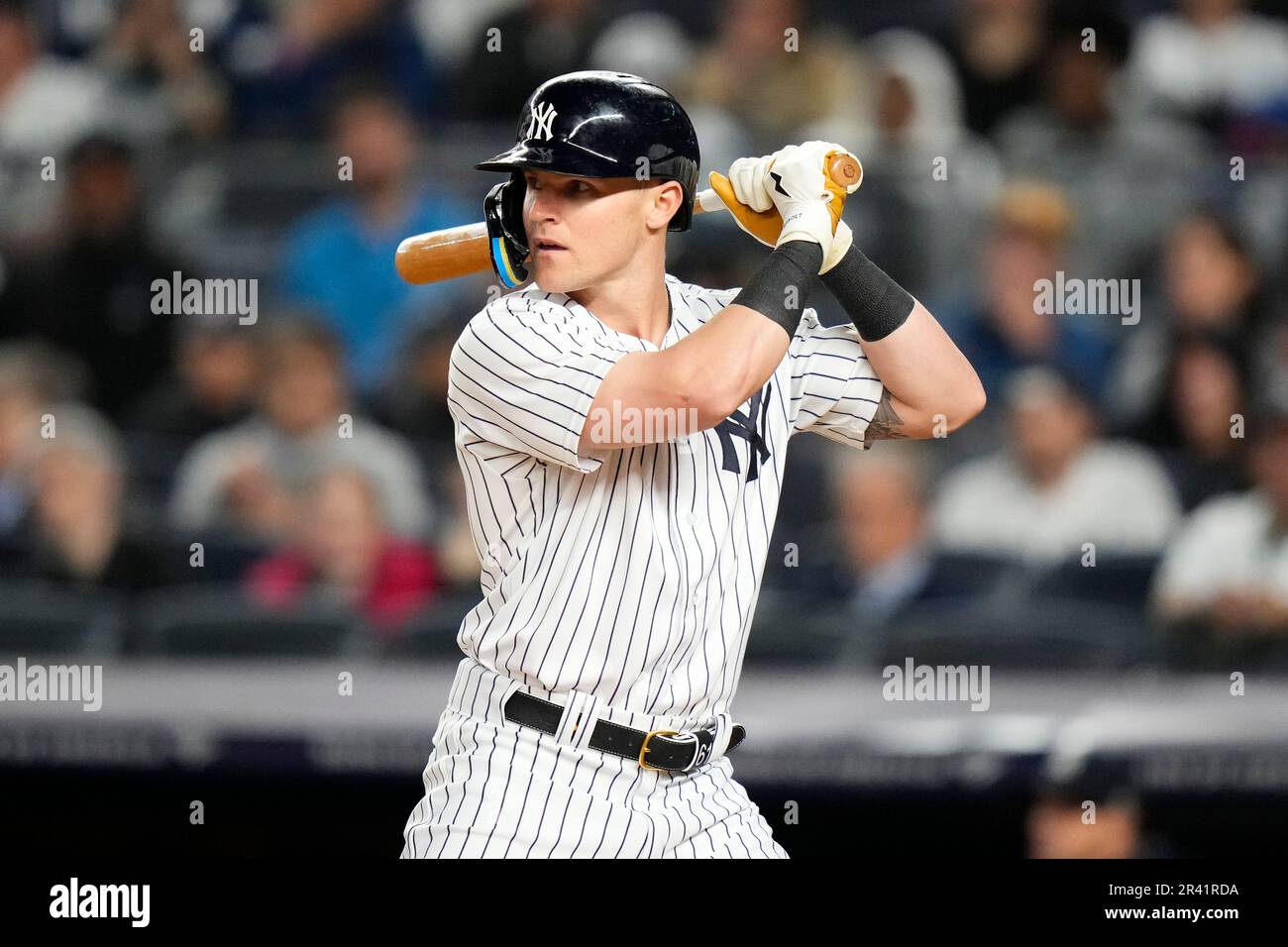 New York Yankees' Jake Bauers during the second inning of a baseball ...