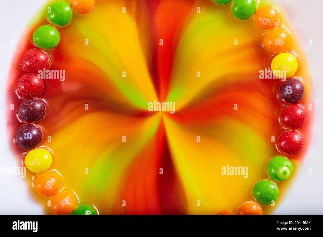 Skittles candy rainbow psychedelic abstract art prism flower background ...