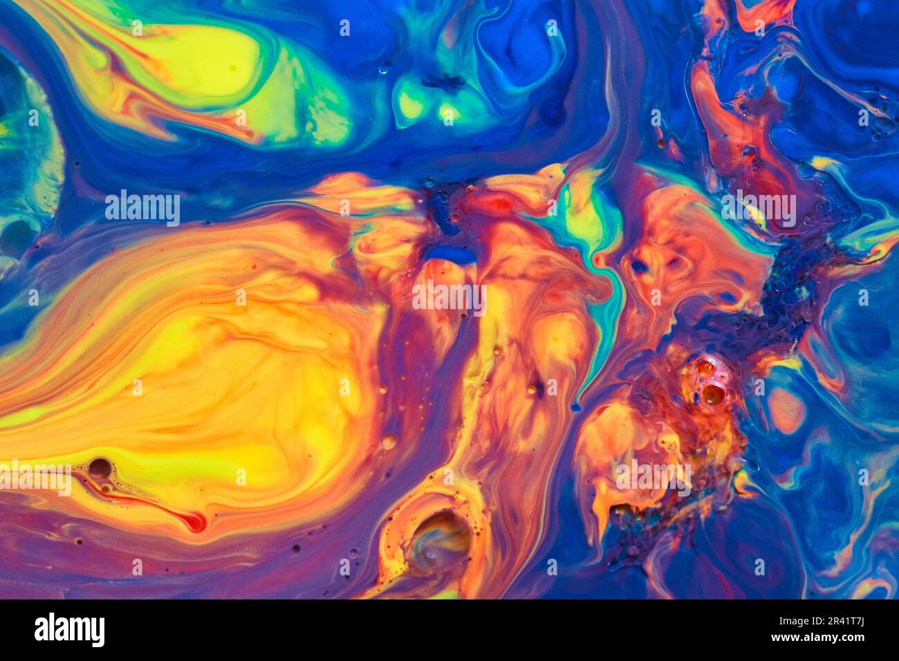 Abstract cosmos space galactic swirling explosion of color big bang ...