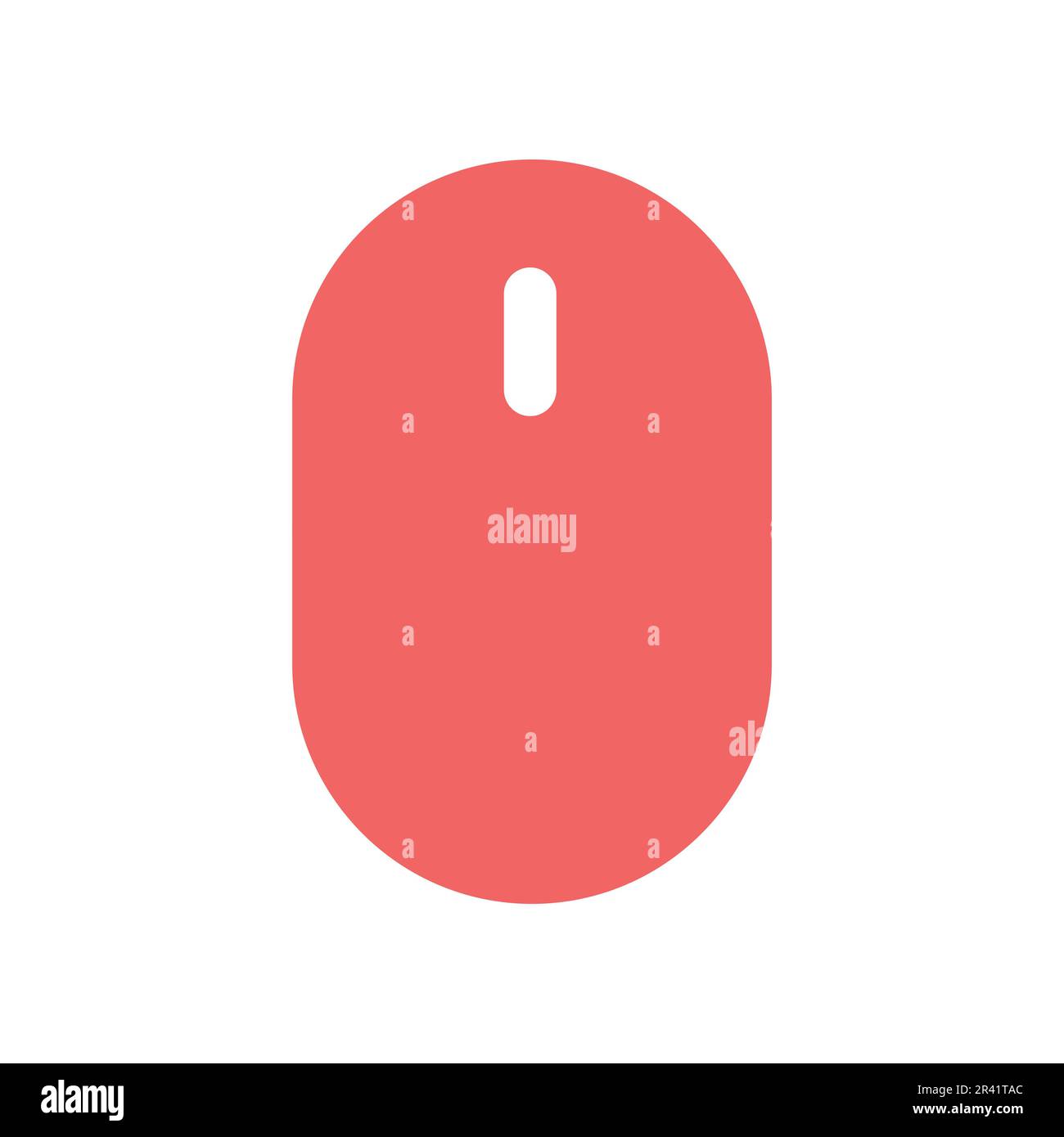 Flat Computer Mouse Icon Symbol Vector Illustration Stock Vector Image ...