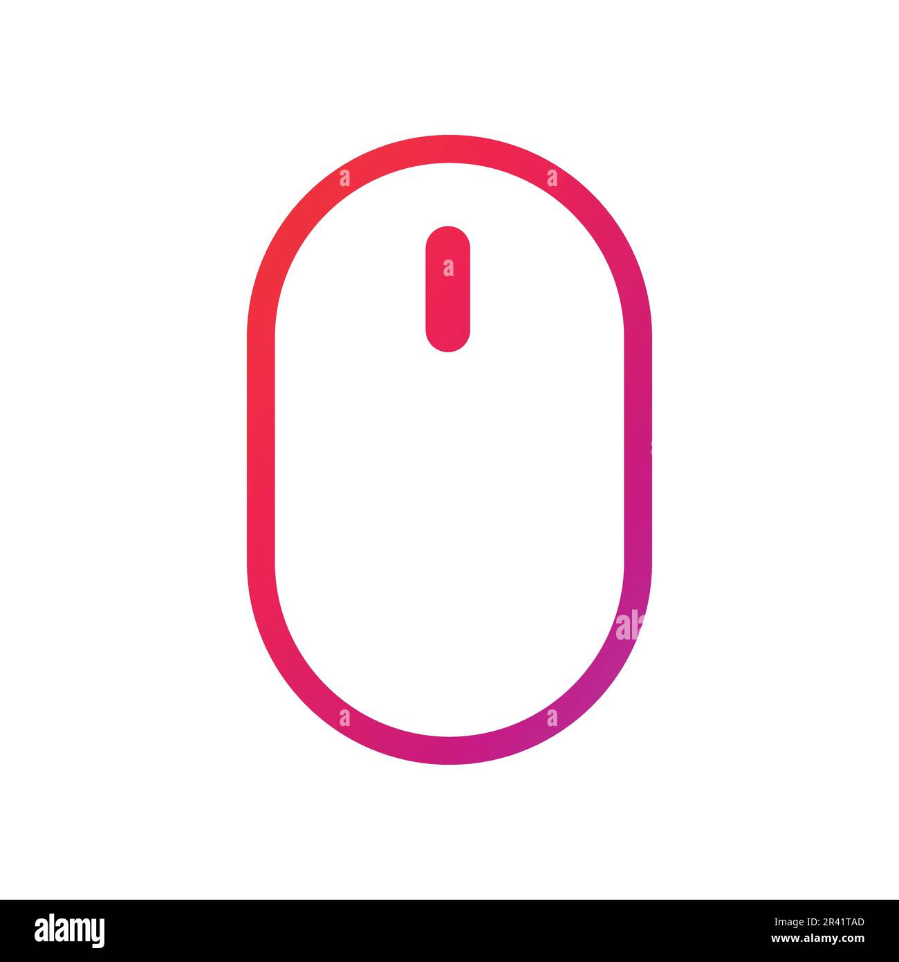 Computer Mouse Gradient Icon Vector Illustration Stock Vector Image ...