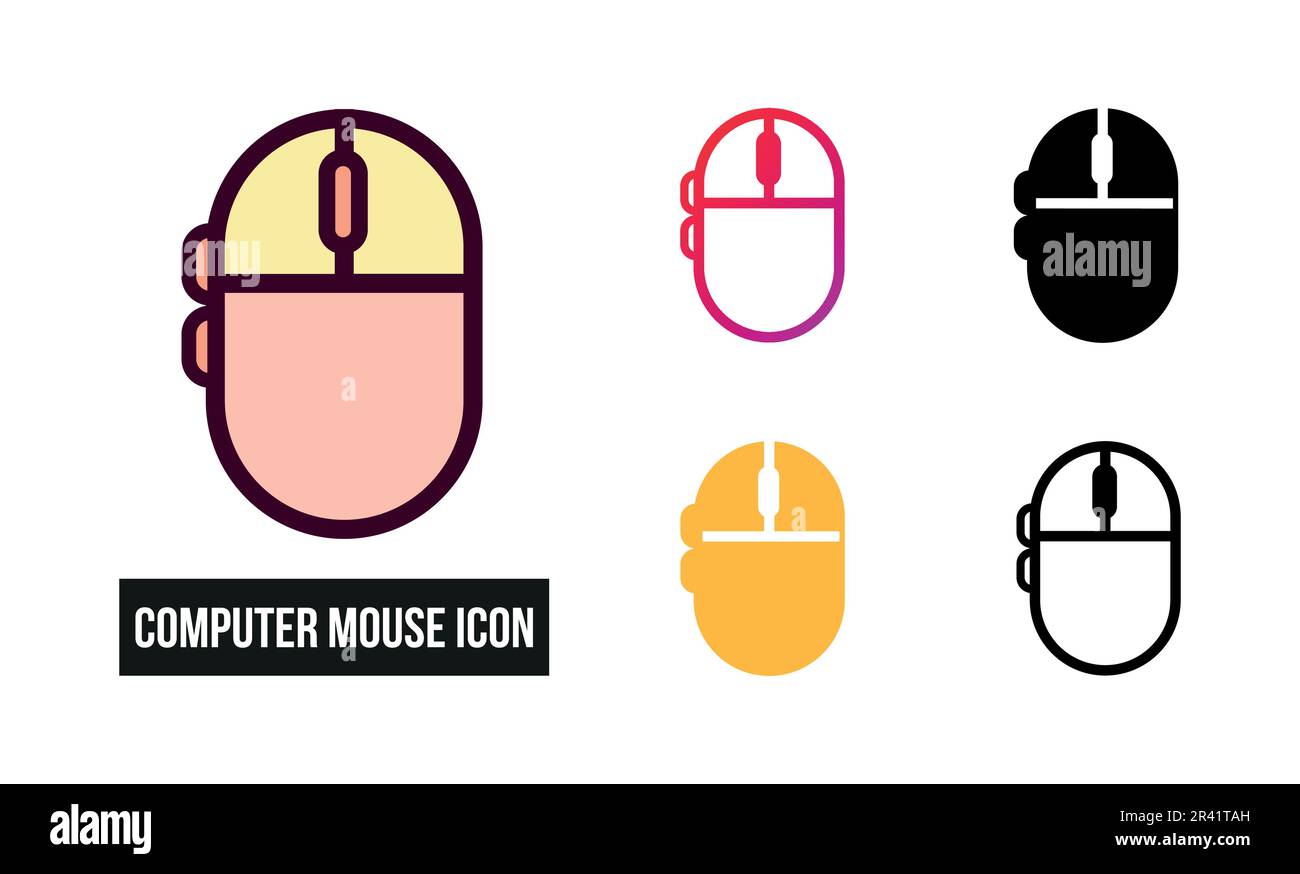 Computer mouse icon Stock Vector Images - Alamy