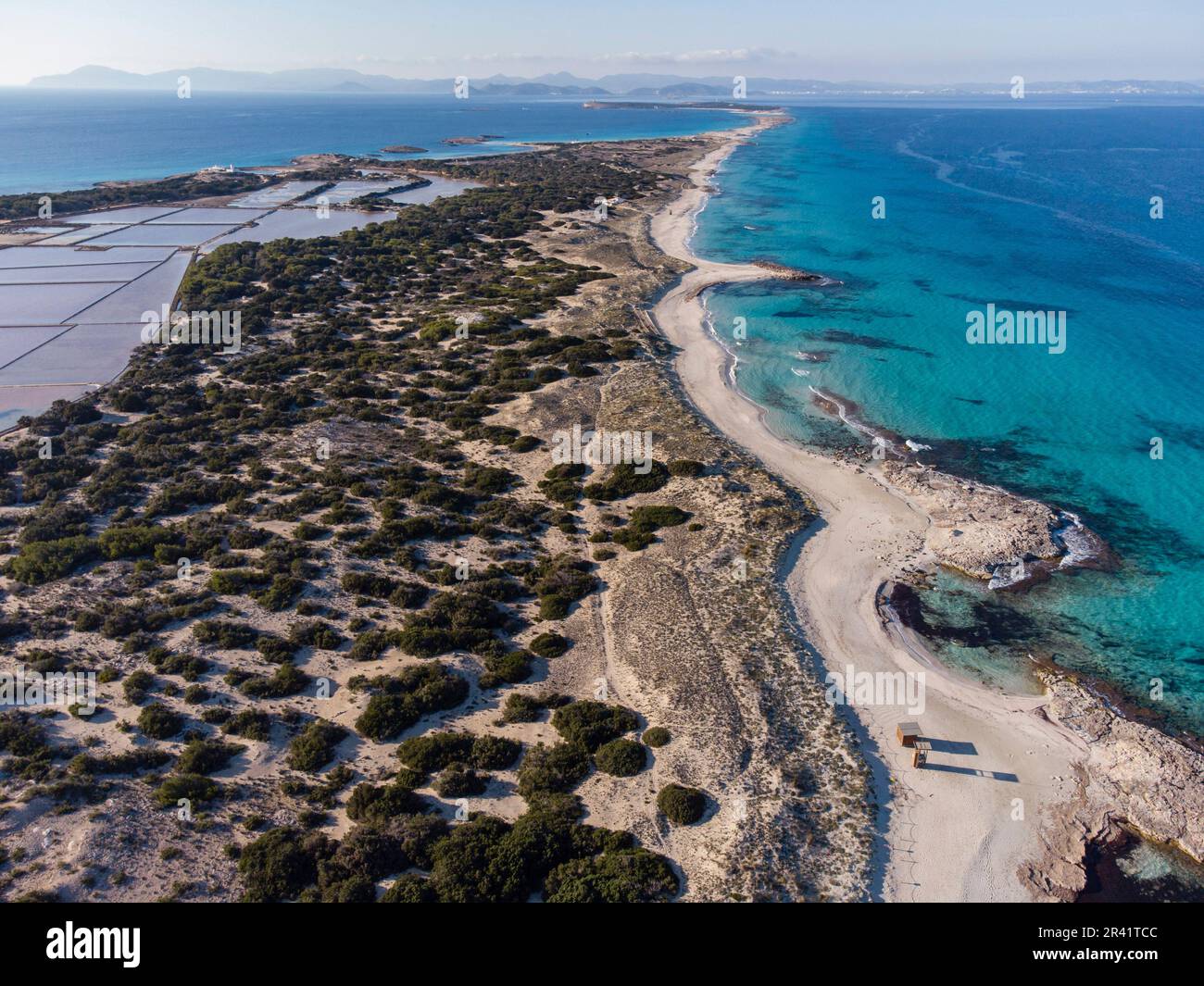 Aerial beach view above costa hi-res stock photography and images - Alamy