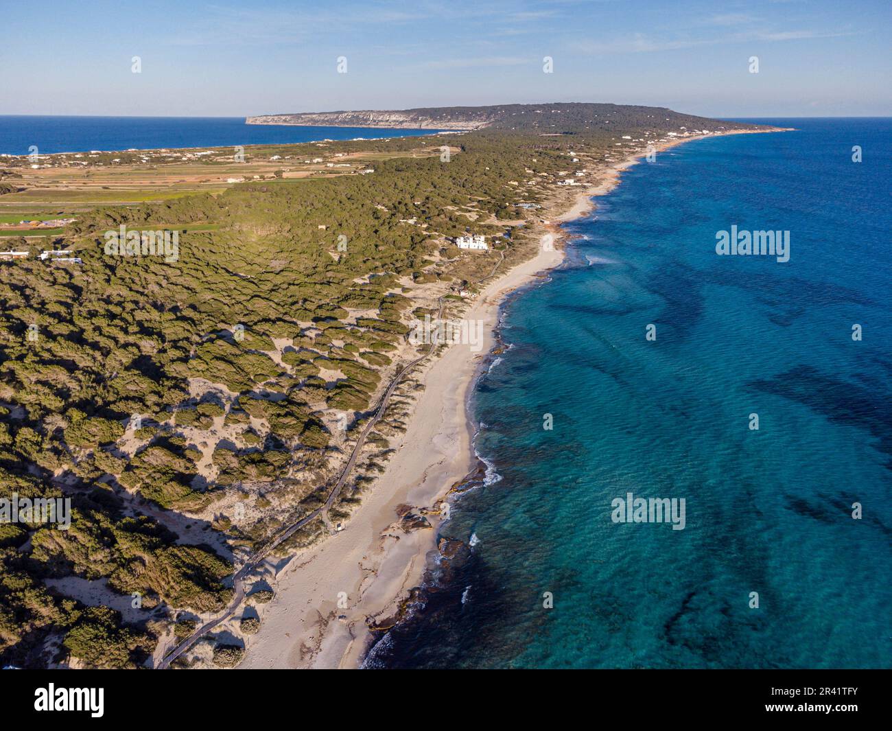 Formentera beach from above hi-res stock photography and images - Alamy