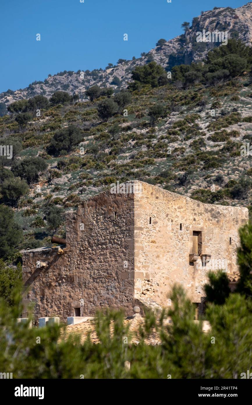 Castell de Sant Elm Stock Photo - Alamy