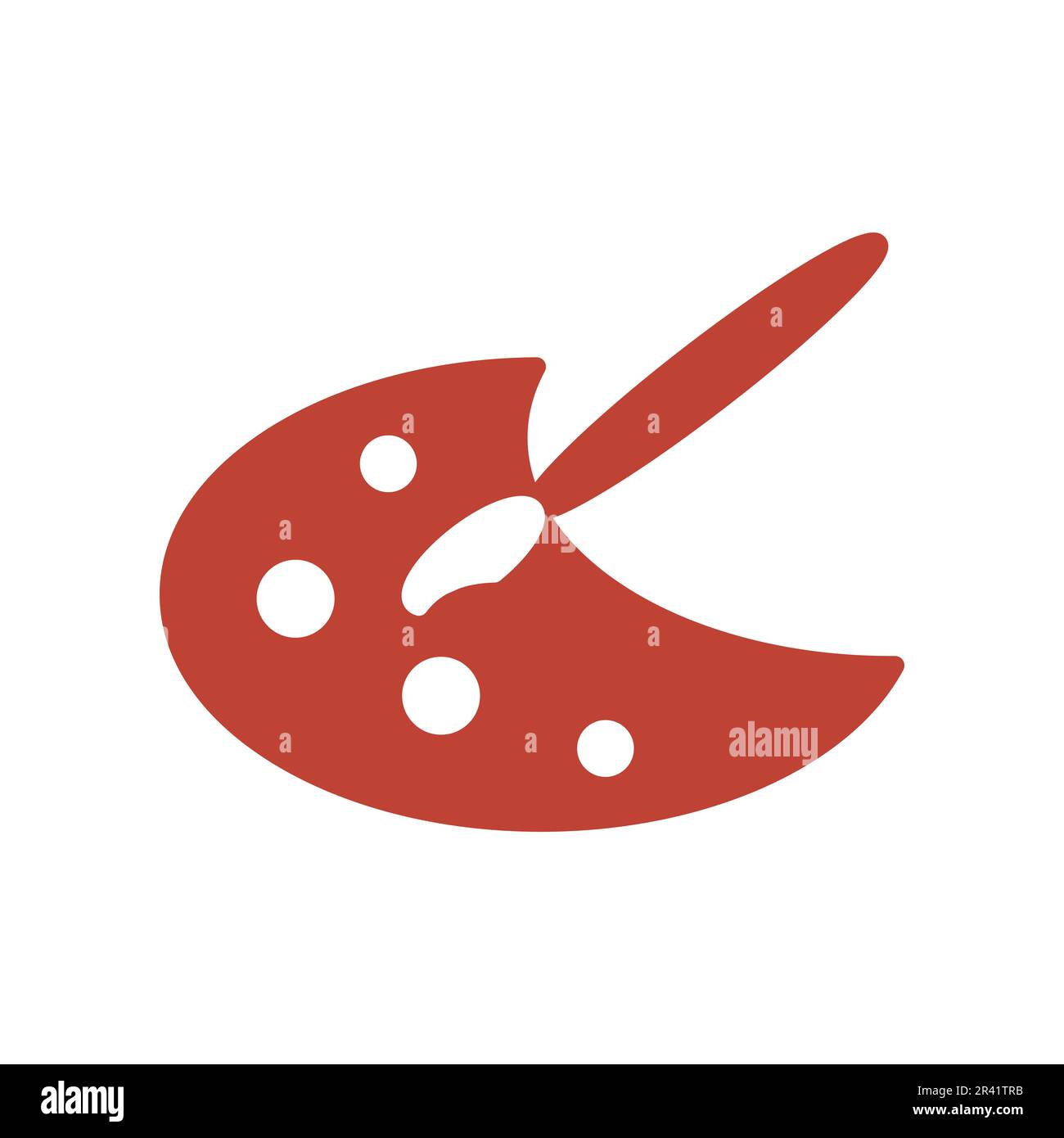 Flat Color plate Icon Symbol Vector Illustration Stock Vector Image ...