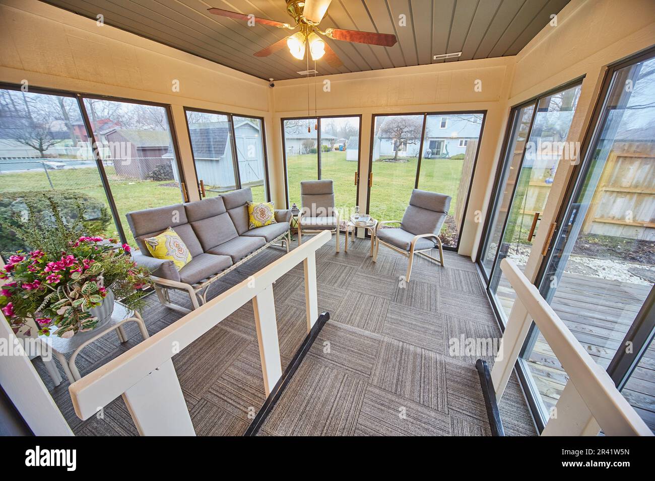 All season three season outdoor room glass windows patio doors seating ...