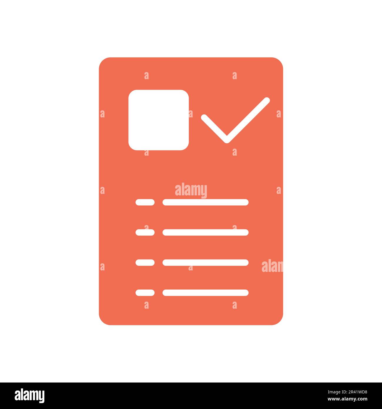 Flat CV Icon Symbol Vector Illustration Stock Vector Image & Art - Alamy