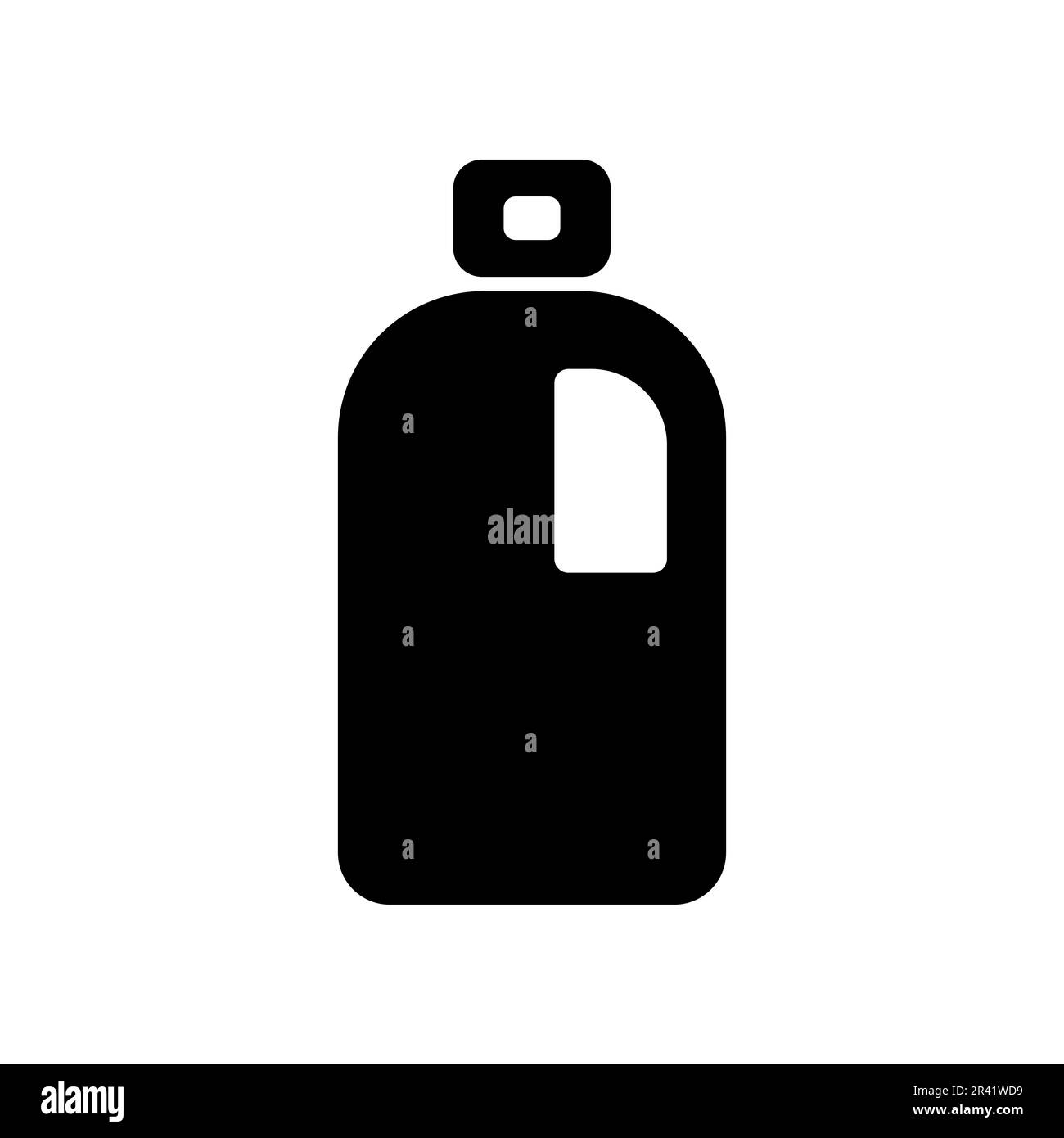 Detergent Fill Icon Symbol Vector. Black Glyph Detergent Icon Stock ...