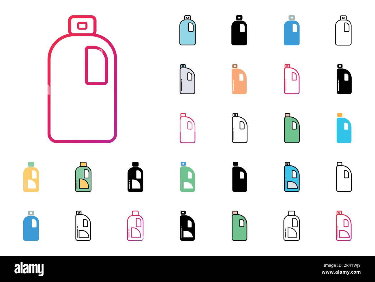 Detergent Icon Set Vector Illustration Stock Vector Image & Art - Alamy