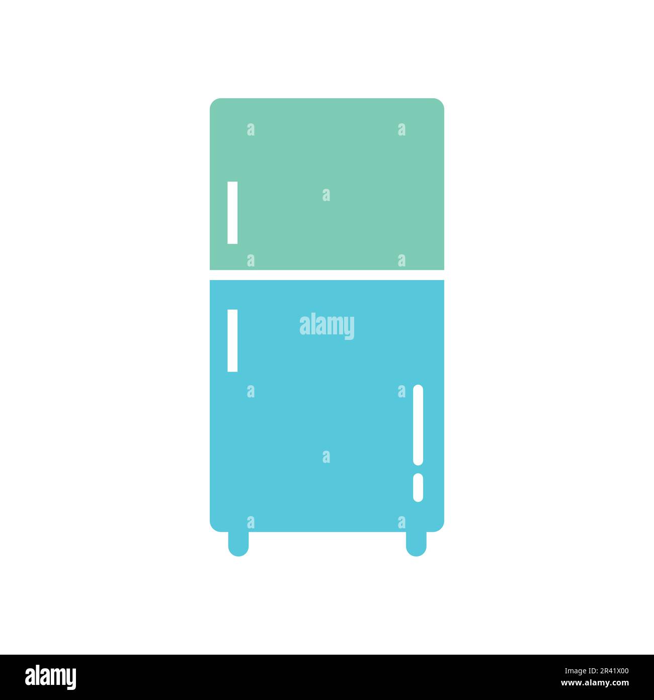Flat Fridge Icon Symbol Vector Illustration Stock Vector Image & Art ...
