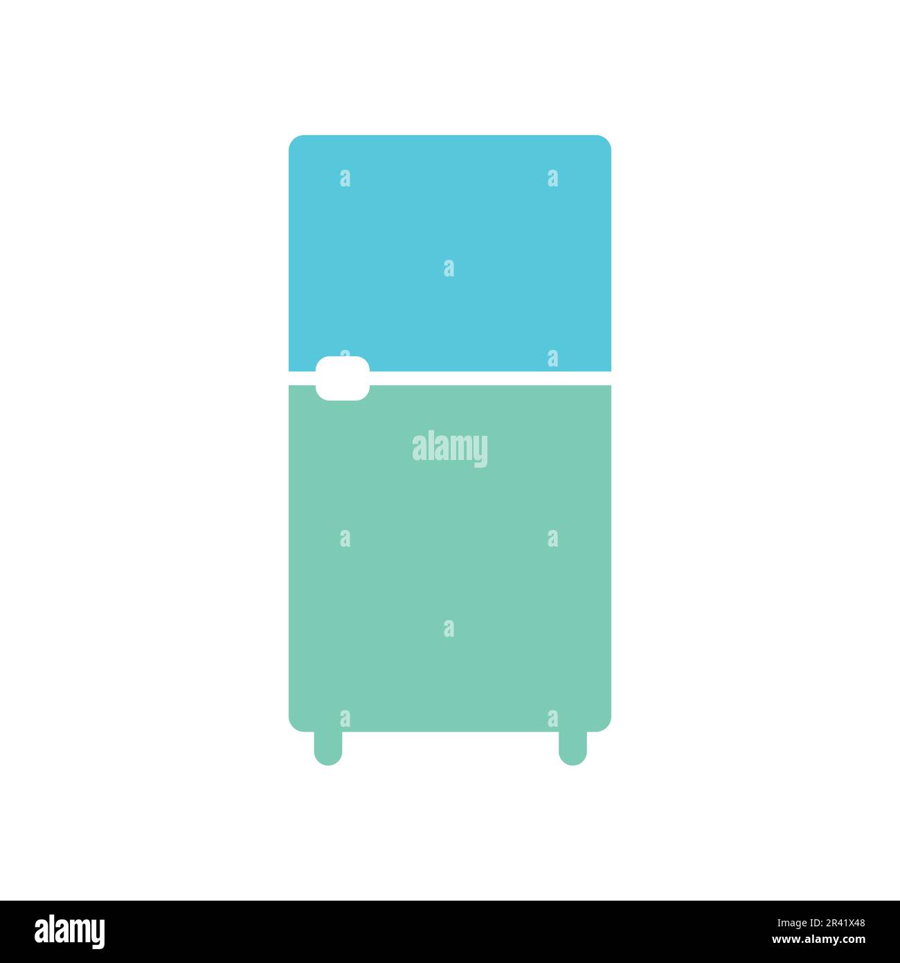 Flat Fridge Icon Symbol Vector Illustration Stock Vector Image & Art ...