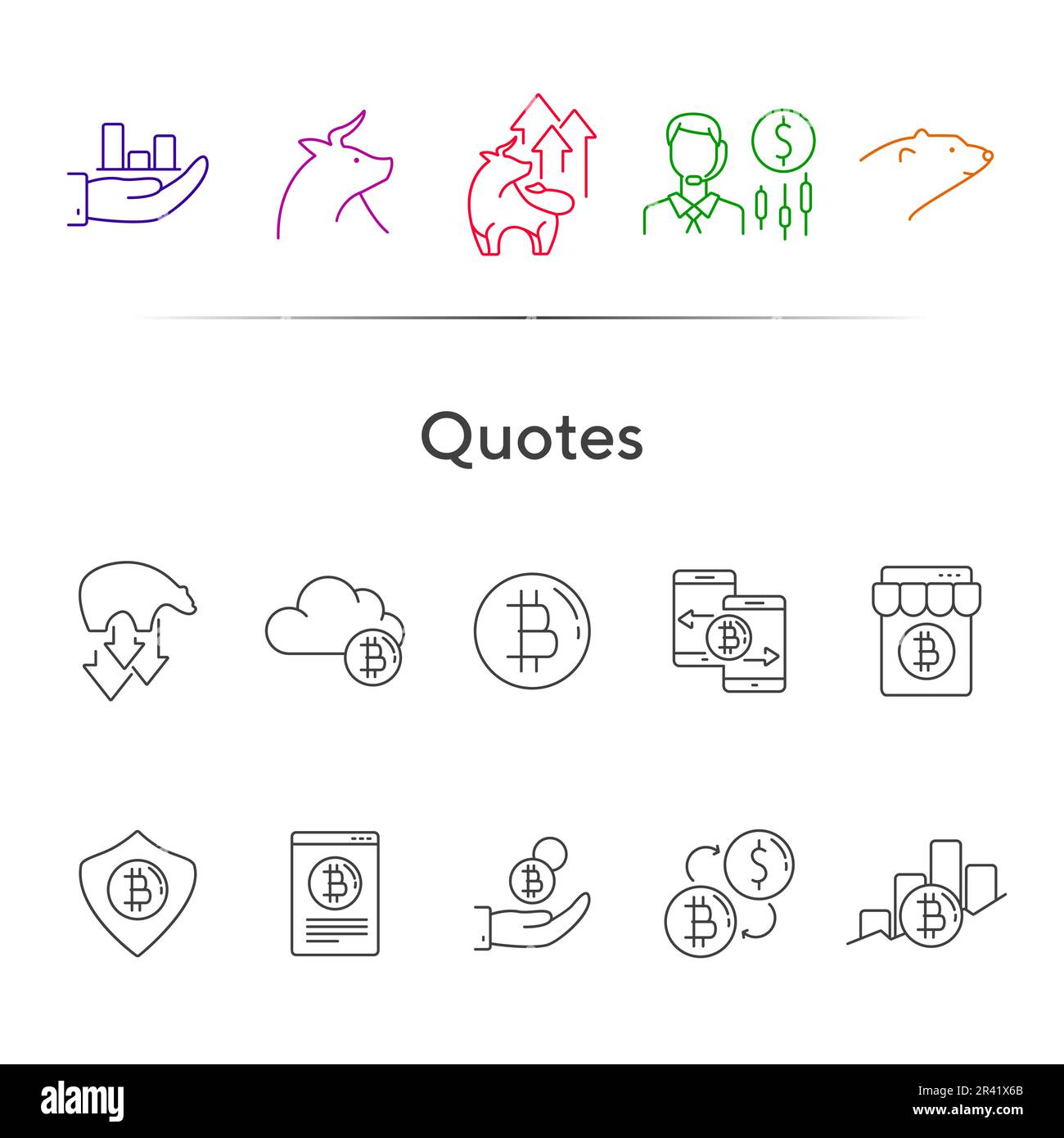 Rate quotes Stock Vector Images - Alamy