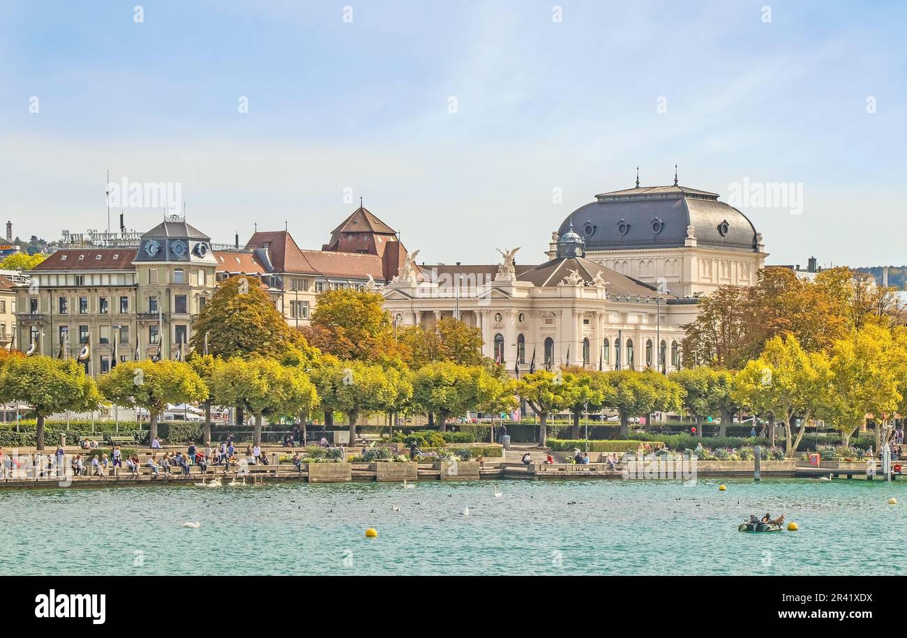 Opera House on Lake Zurich, Switzerland Stock Photo - Alamy