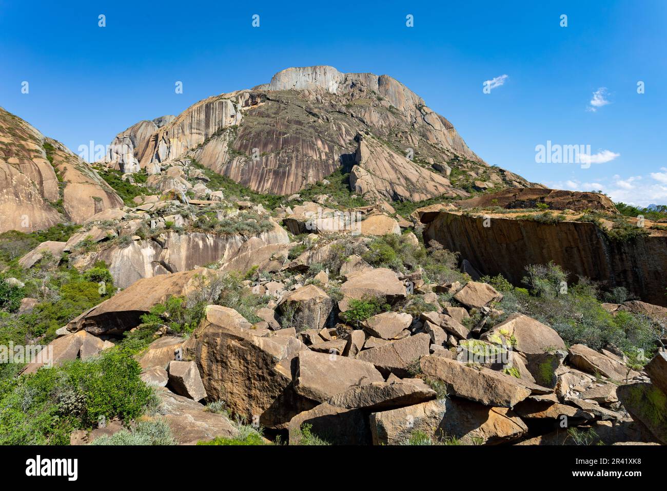 Anja Community Reserve, Madagascar wilderness mountain landscape Stock ...