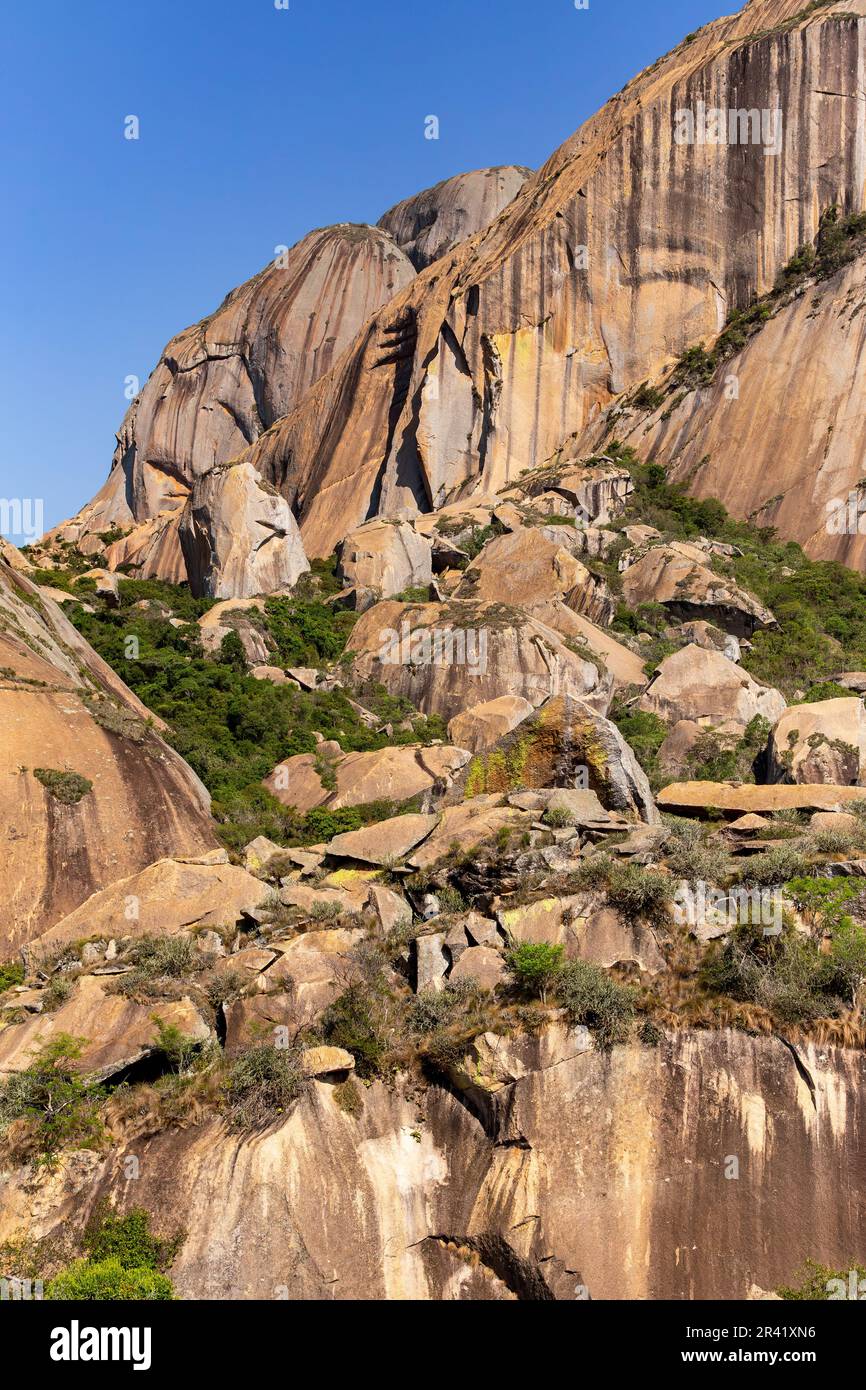 Anja Community Reserve, Madagascar wilderness mountain landscape Stock ...