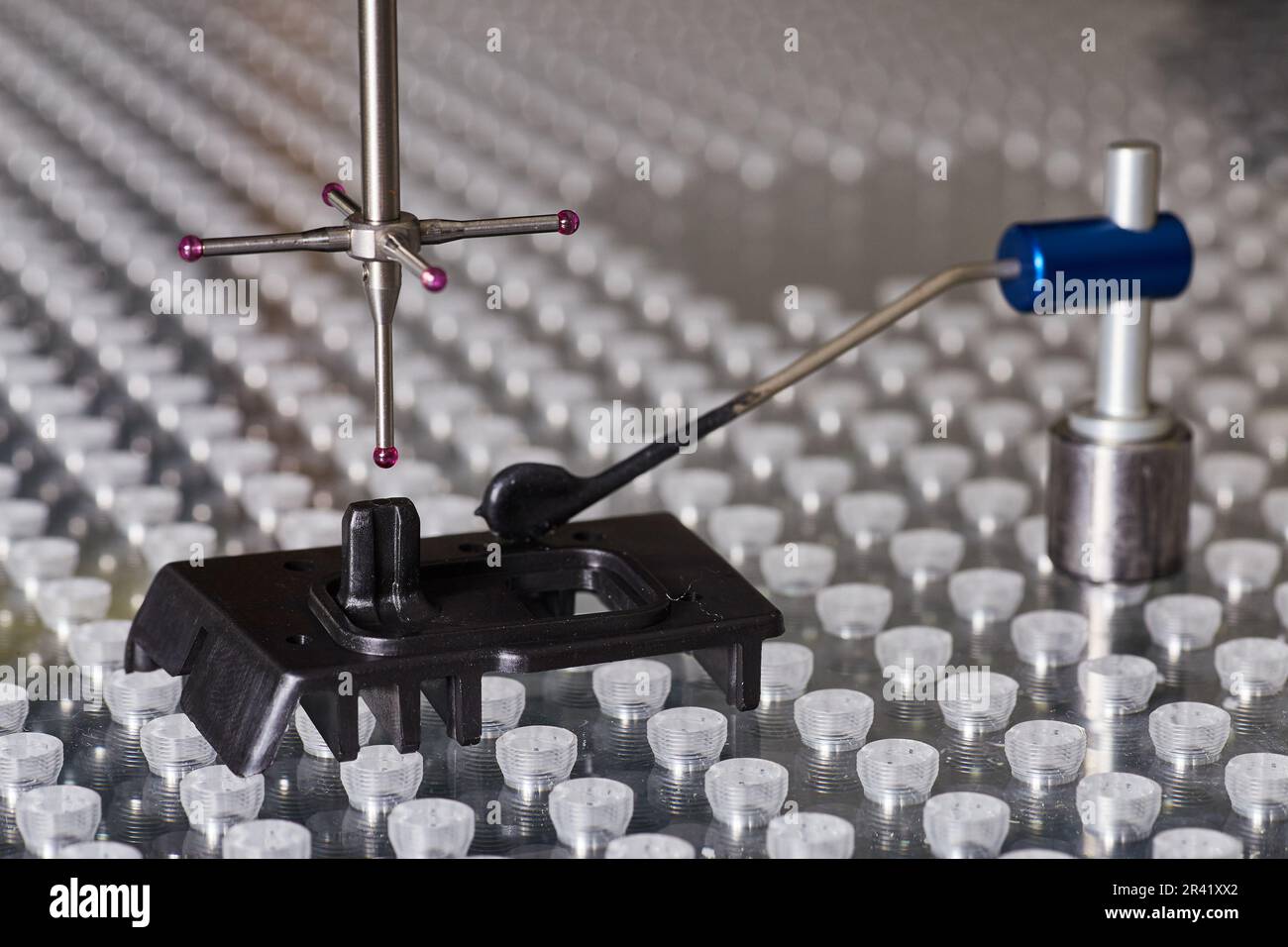 Metrology CMM programming machine probe abstract background wall of ...