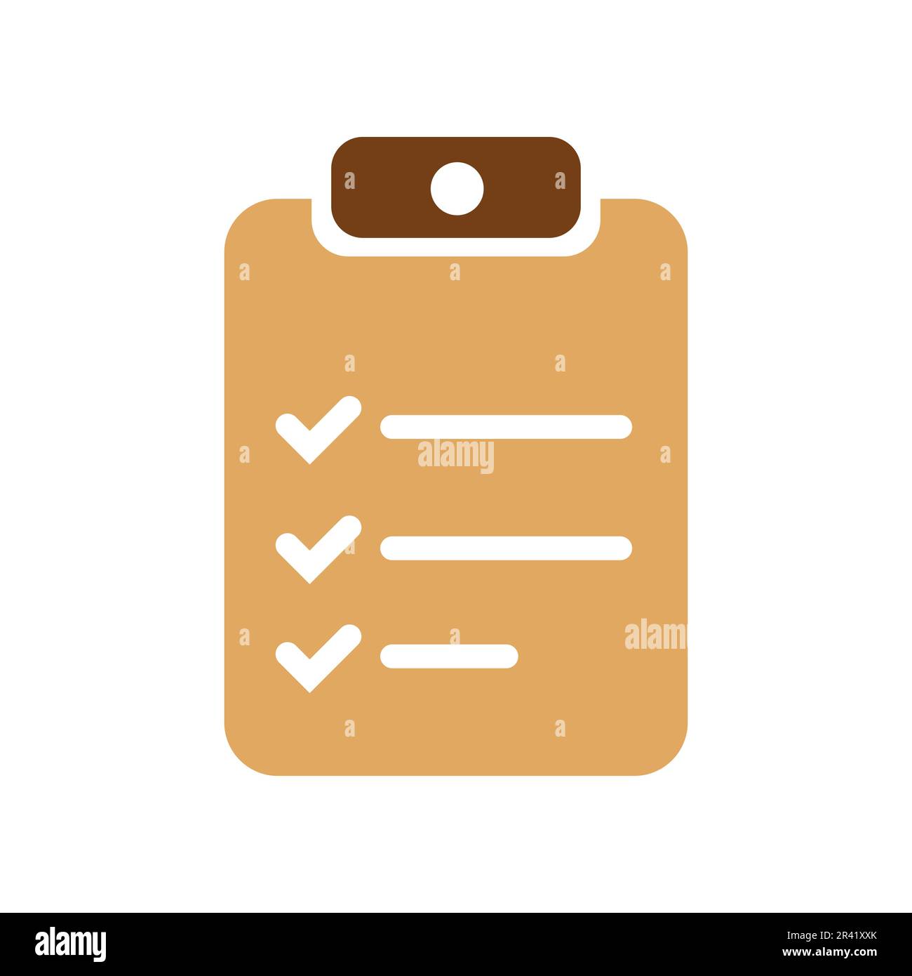 Flat List Icon Symbol Vector Illustration Stock Vector Image & Art - Alamy