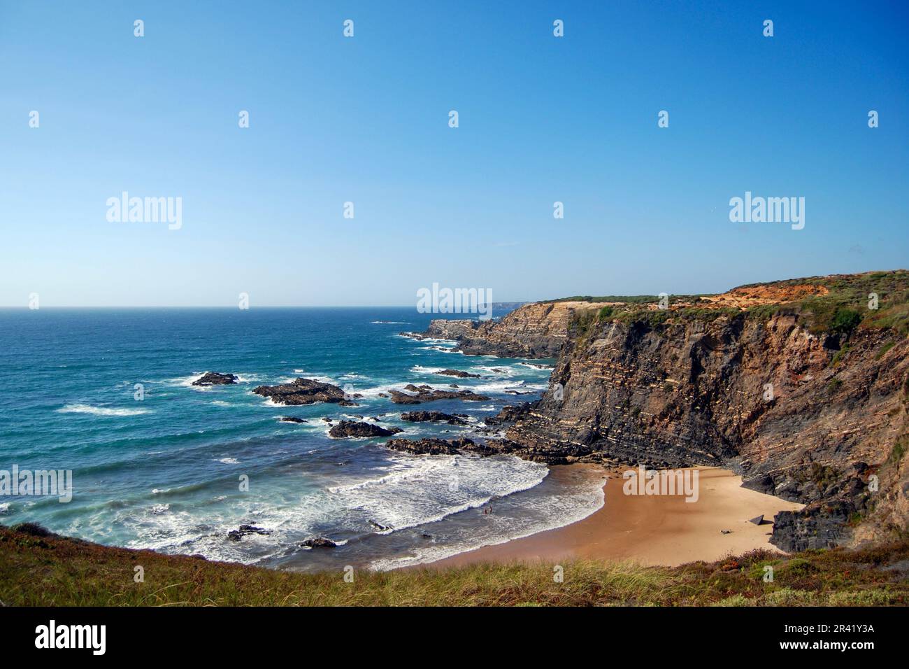 Scenic rocky coastline along hi-res stock photography and images - Alamy
