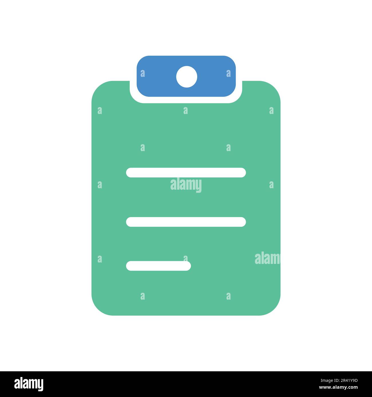 Flat List Icon Symbol Vector Illustration Stock Vector Image & Art - Alamy