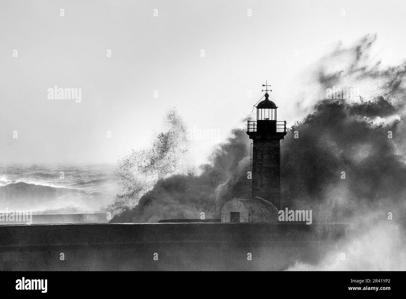Porto landmarks Black and White Stock Photos & Images - Alamy