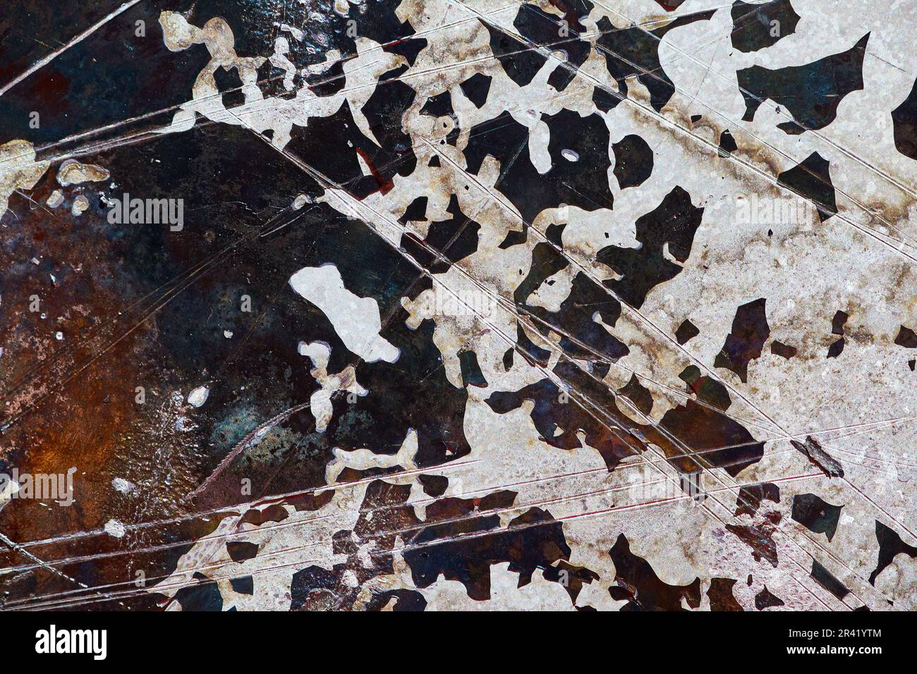 Textured background asset burned hard drive CD disk with scratches and ...