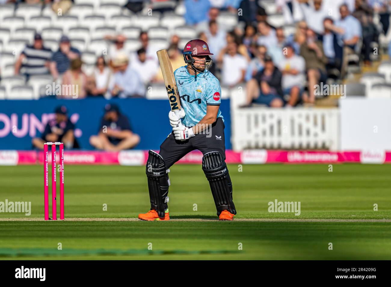 LONDON, UNITED KINGDOM. 25 May, 2023. Will Jacks of Surrey Cricket Club ...