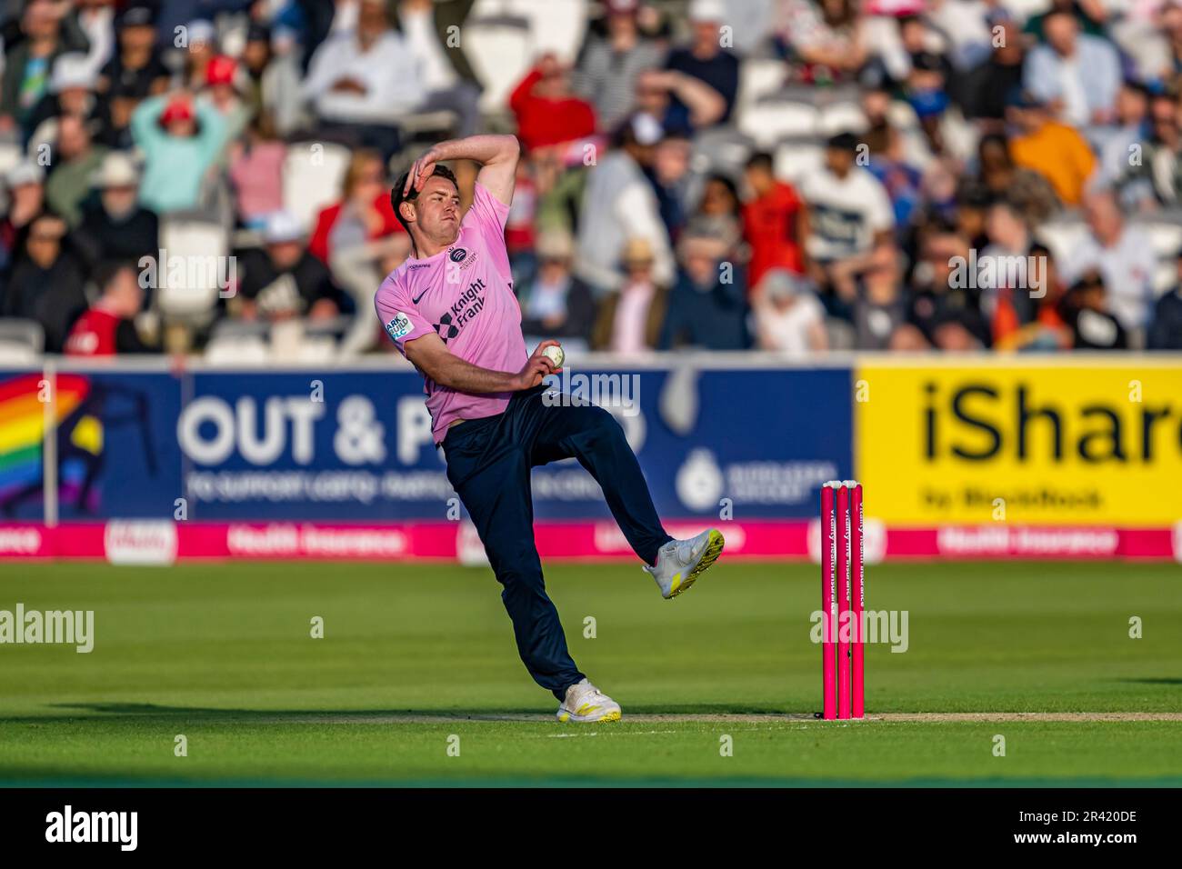 LONDON, UNITED KINGDOM. 25 May, 2023. R. F Higgins of Middlesex during ...