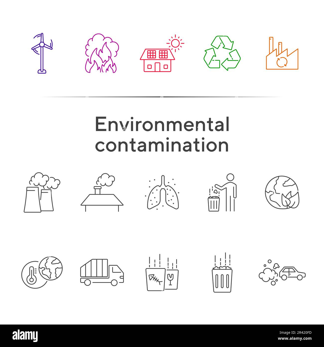 Contamination of water Cut Out Stock Images & Pictures - Alamy