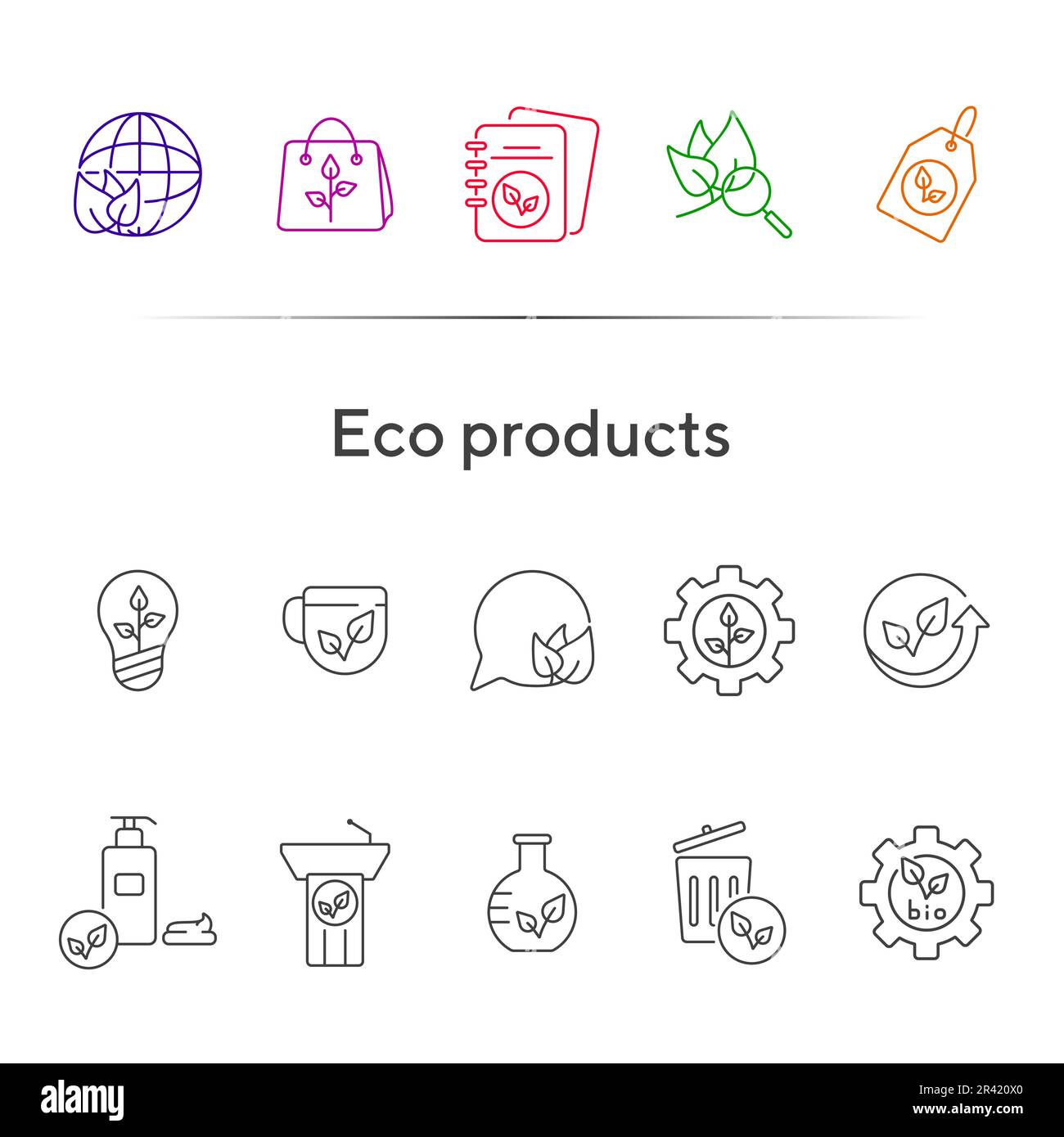 Bio products cleaning Cut Out Stock Images & Pictures - Alamy